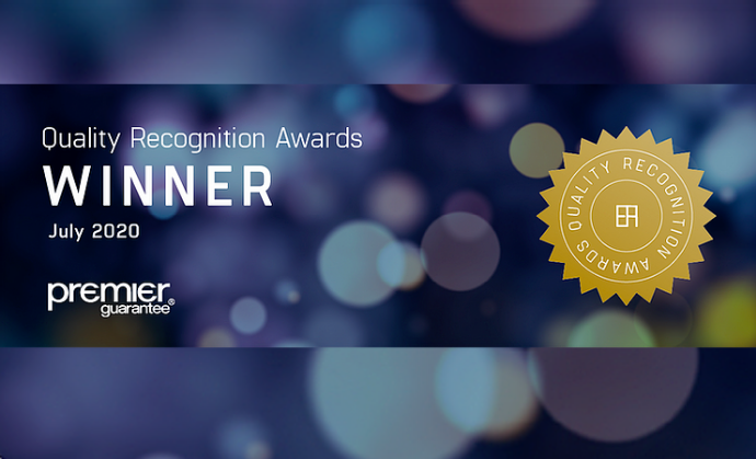 Premier Guarantee Quality Recognition Award